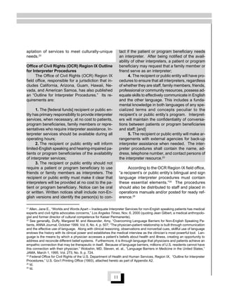 LEP Patient Healthcare Rights | PDF
