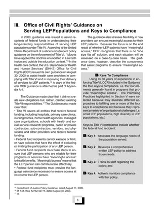 LEP Patient Healthcare Rights | PDF