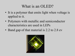 Light Emitting Polymer- By M.S.Koushik | PPT