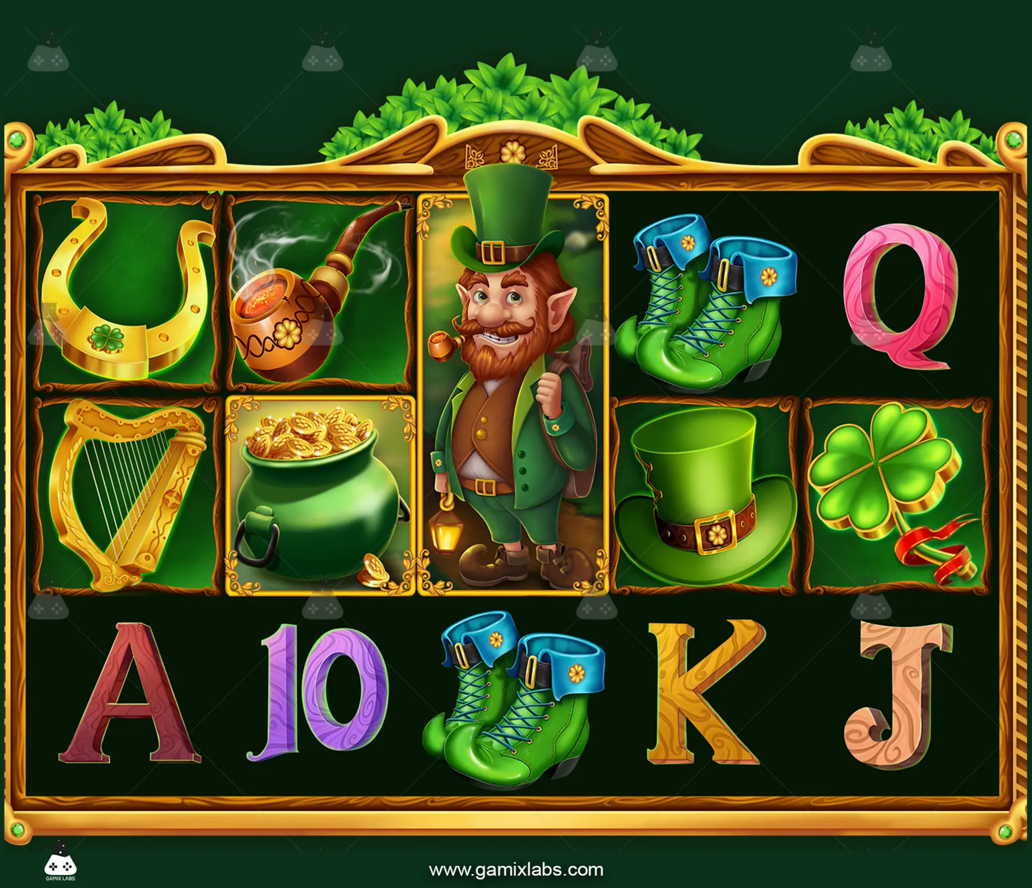 Introducing the Enchanting Leprechaun Slot Art by Gamix Labs | PDF
