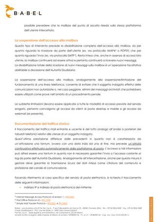 Intercettazioni: guida alle nuove norme per i provider | PDF