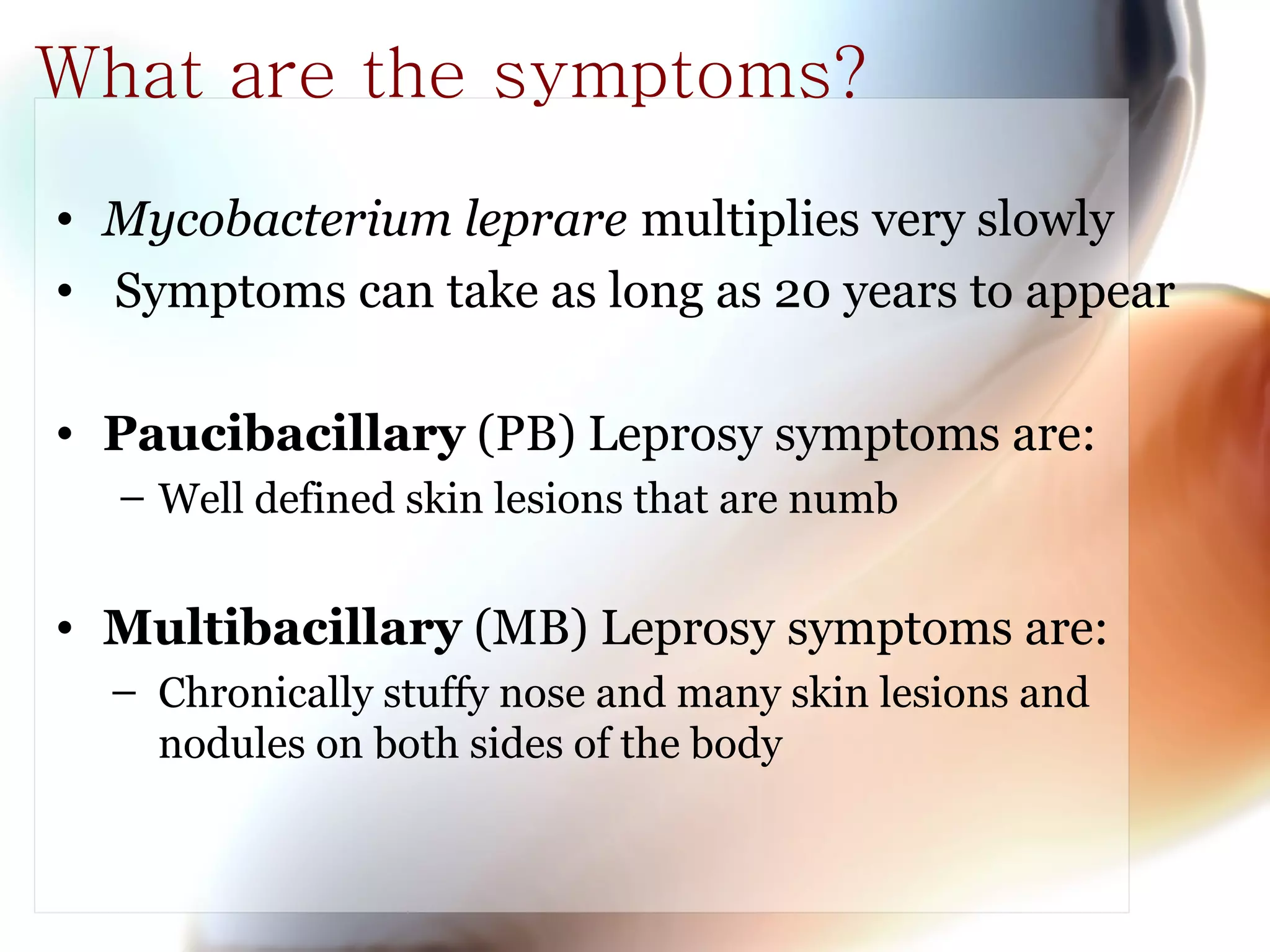 Leprosy | PPT