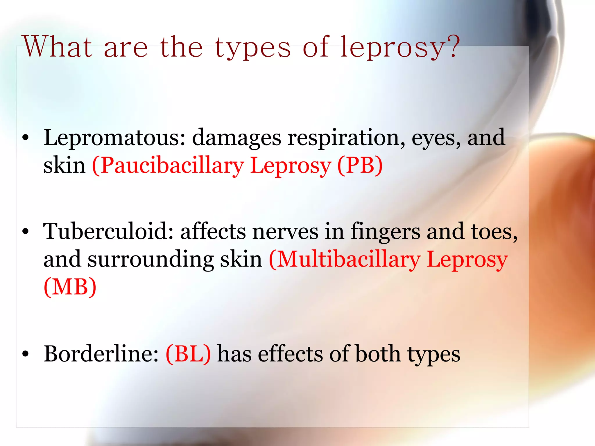 Leprosy | PPT