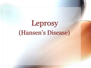 Leprosy | PPT