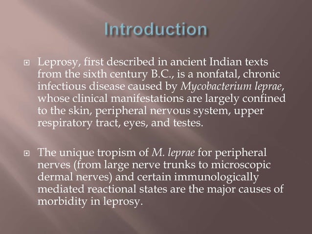 Leprosy | PPT