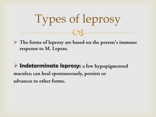 Leprosy | PPTX