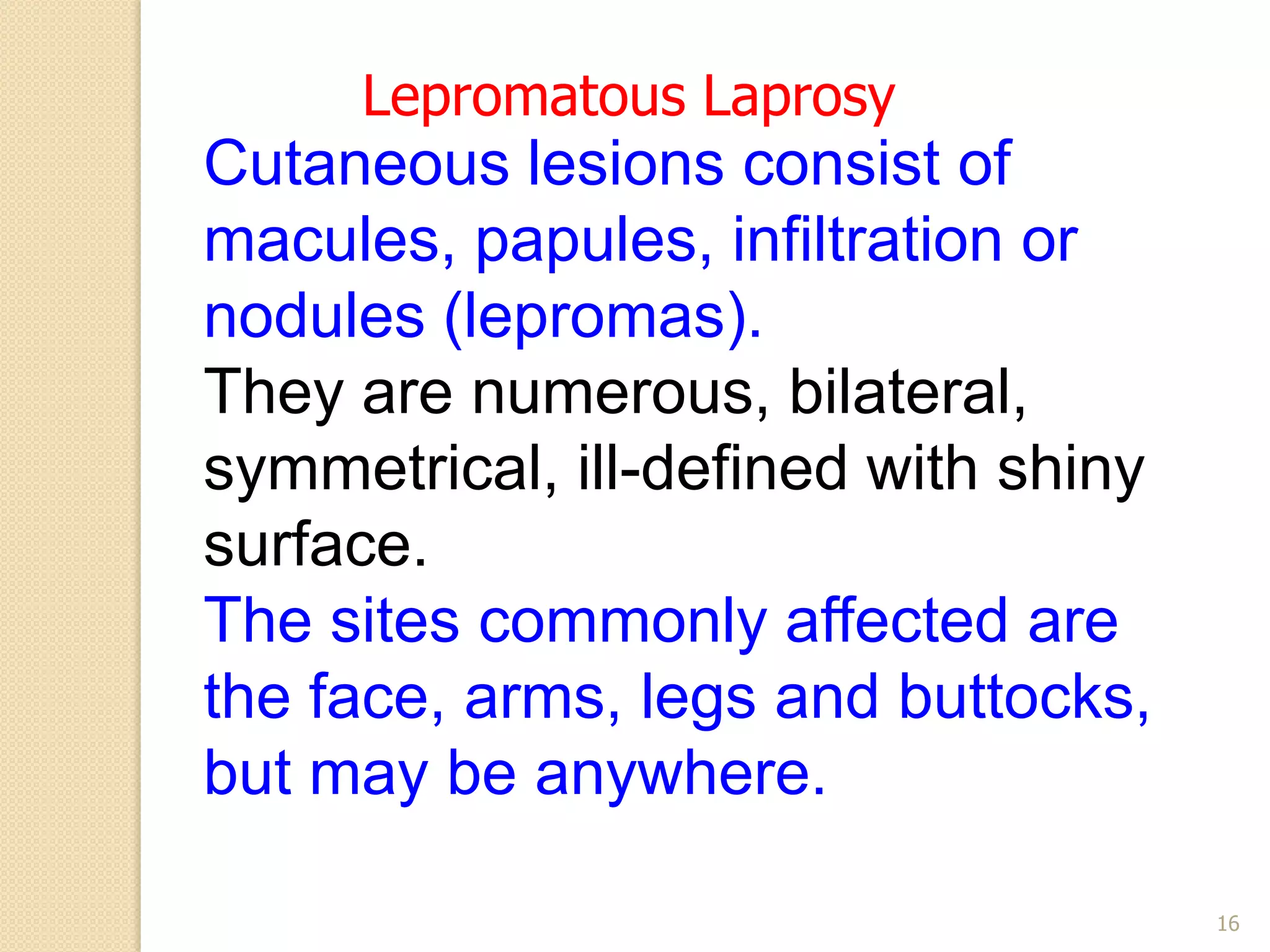 Pathophysiology of Leprosy | PDF