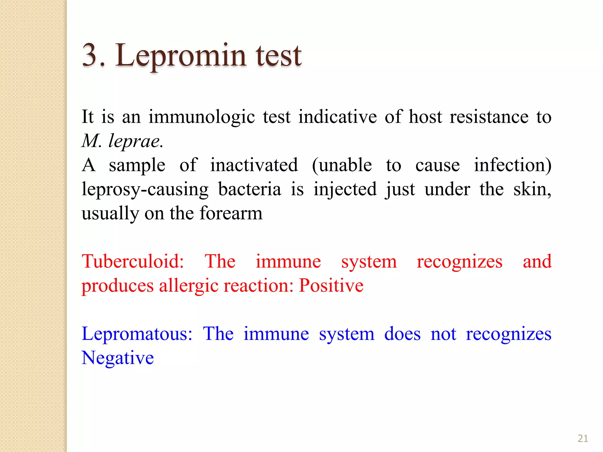 Pathophysiology of Leprosy | PDF