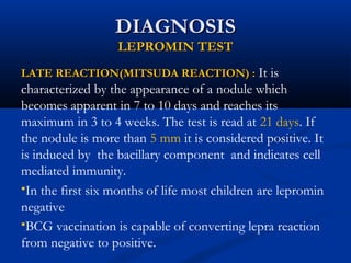 Leprosy, Indian scenario | PPT