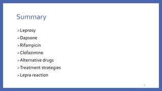 Anti Leprotic Drugs | PPTX