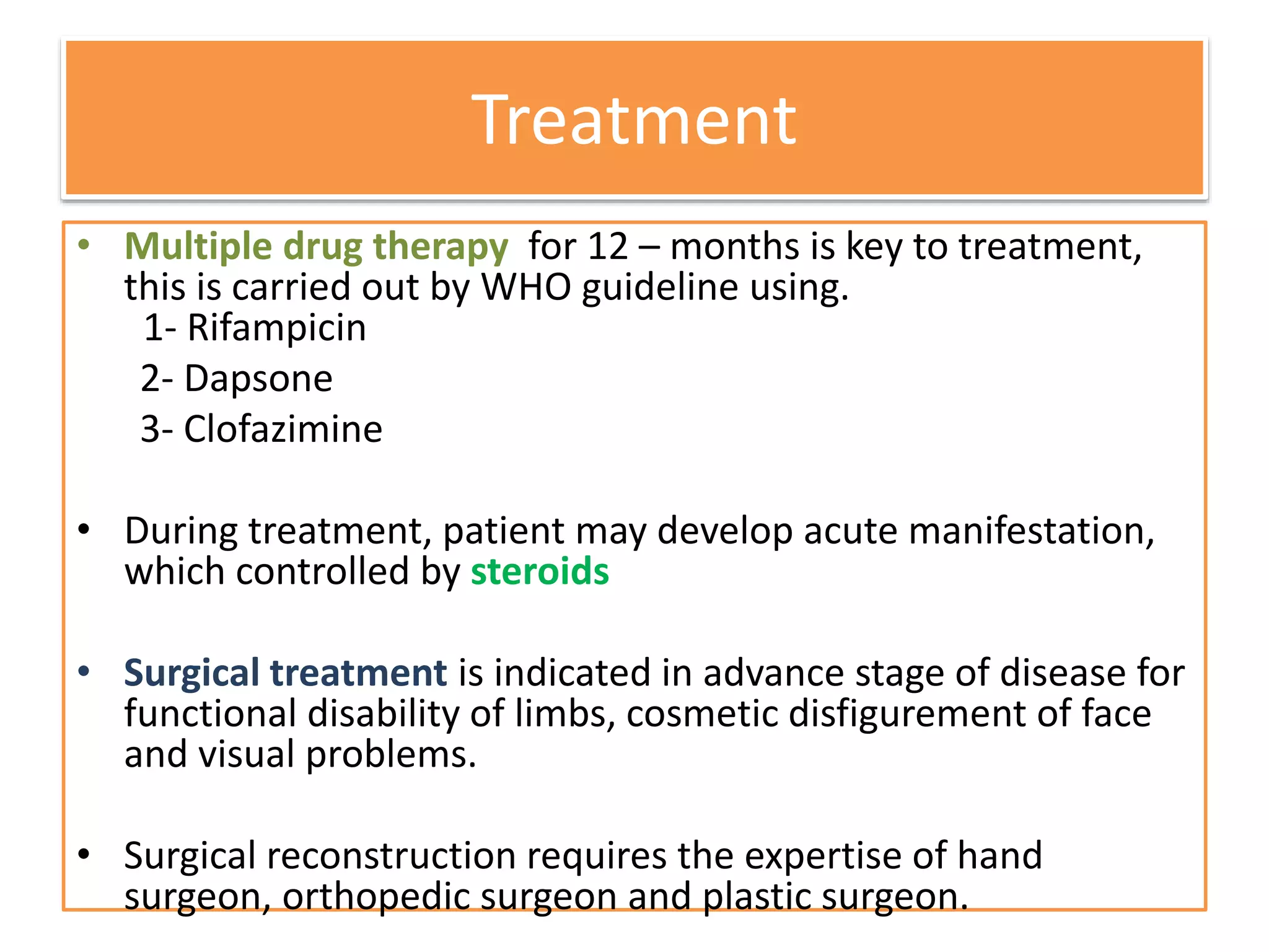 Leprosy | PPTX