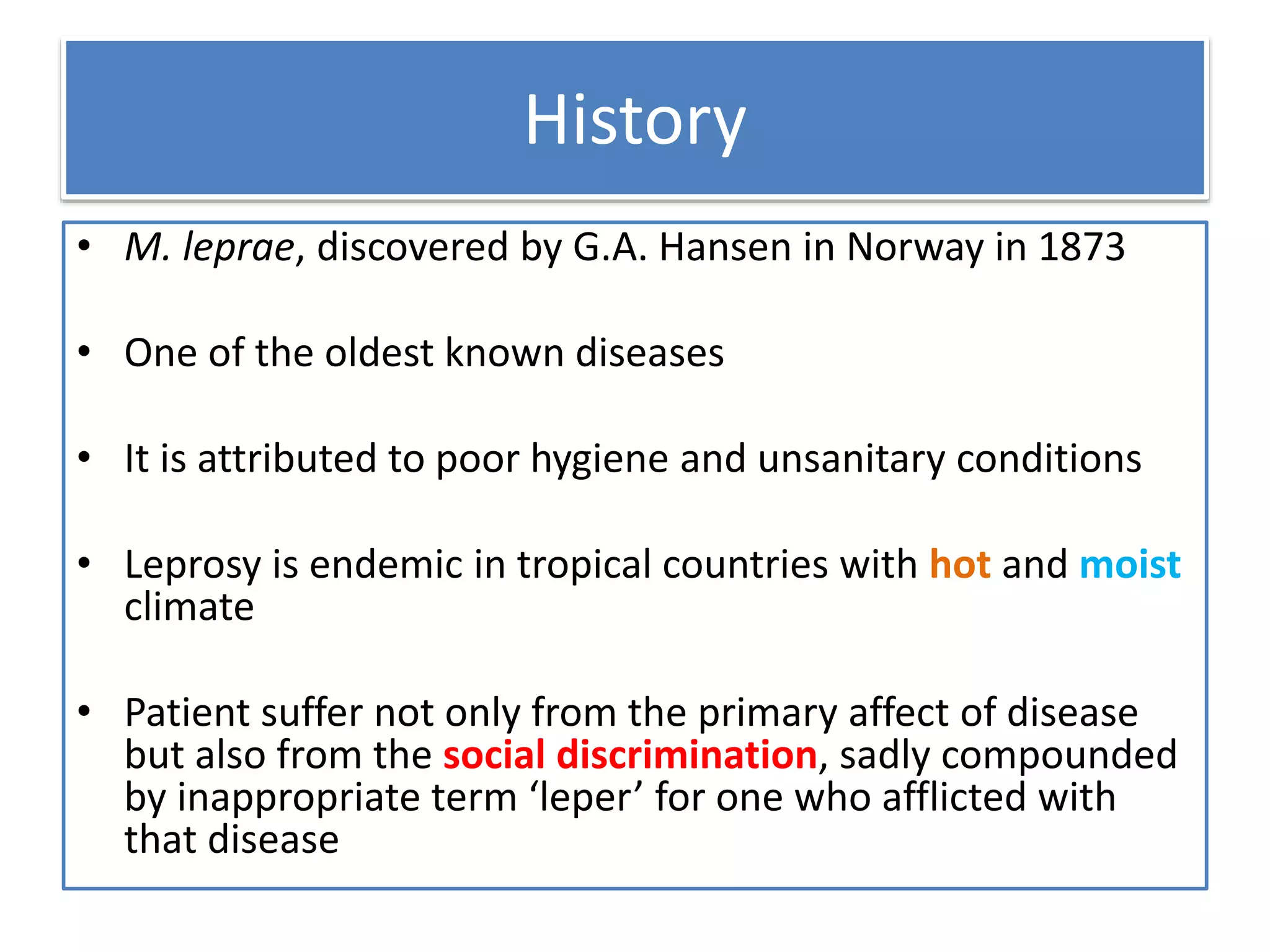Leprosy | PPTX