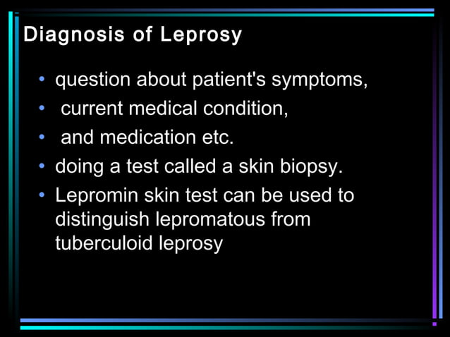 Leprosy | PPT | Infectious Diseases | Diseases and Conditions