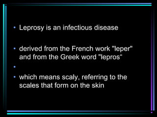 Leprosy | PPT