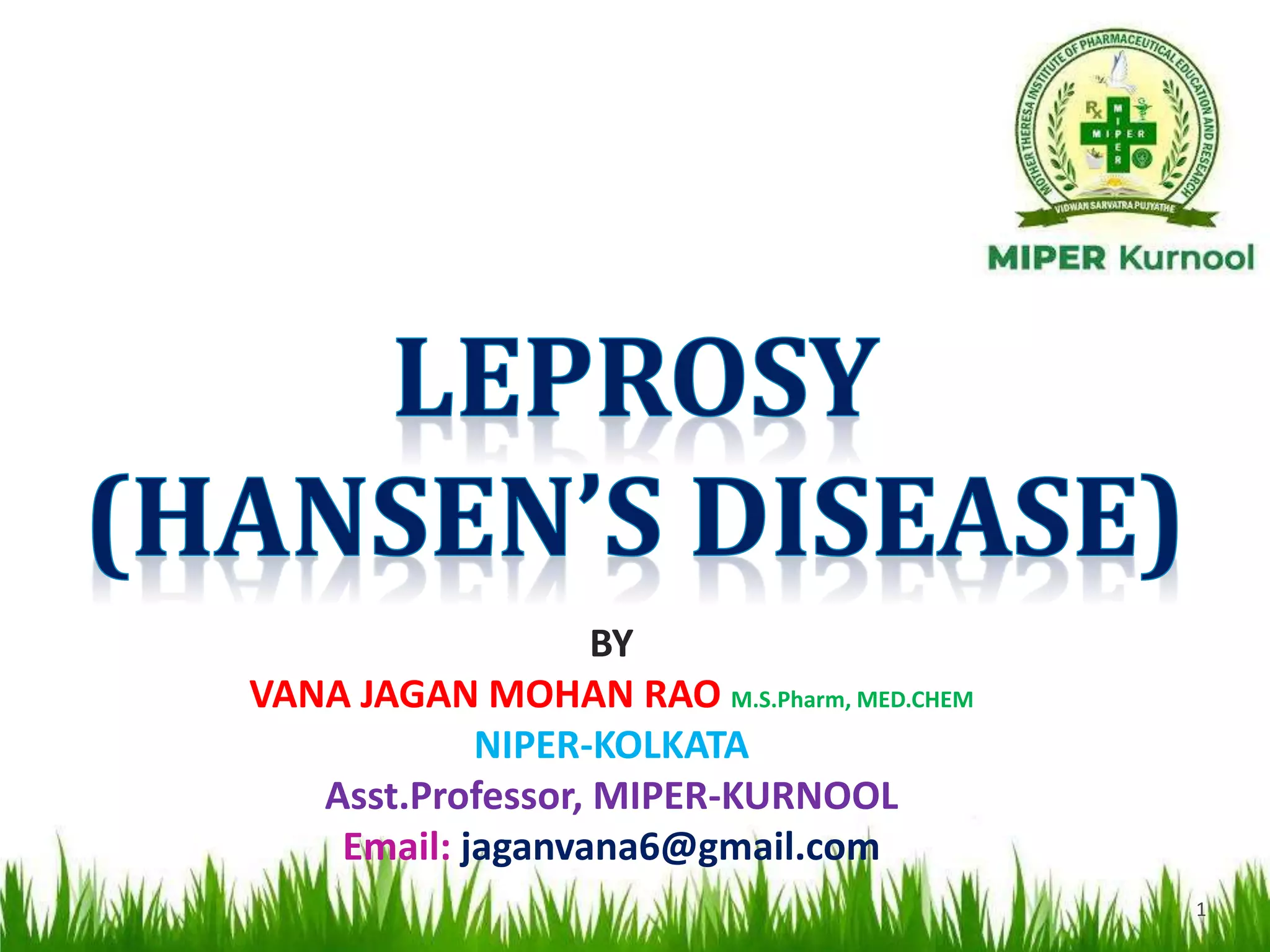 Leprosy | PPTX