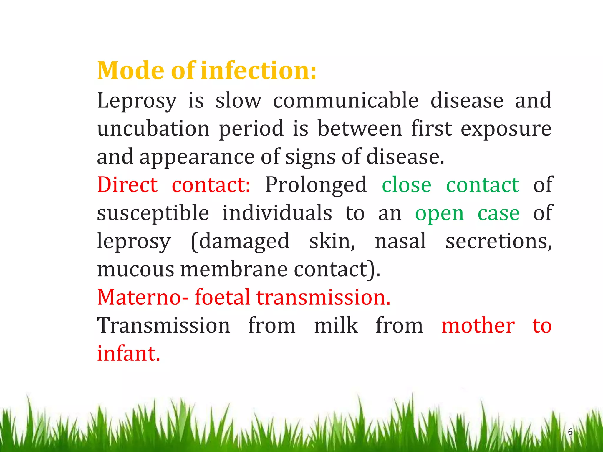 Leprosy | PPTX