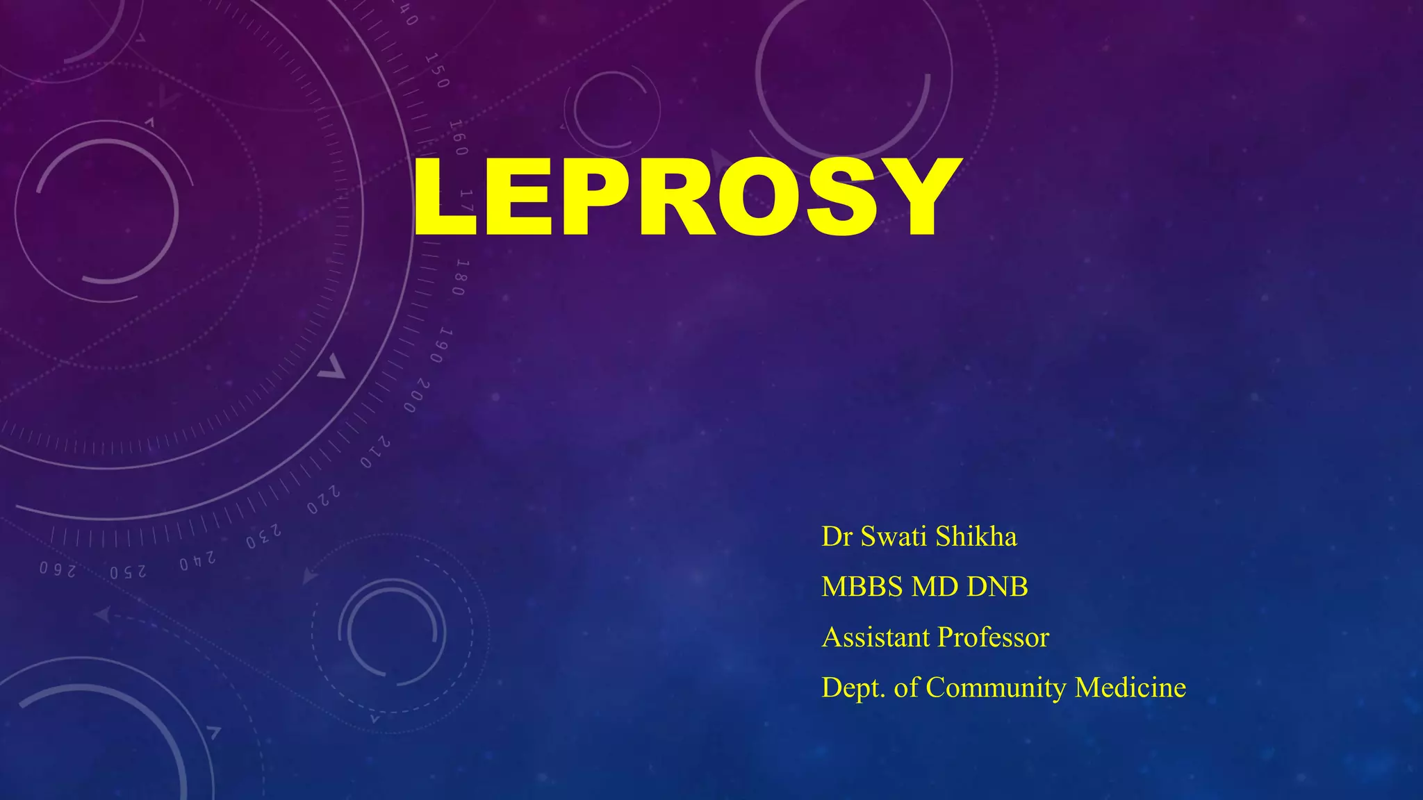 Leprosy | PPTX