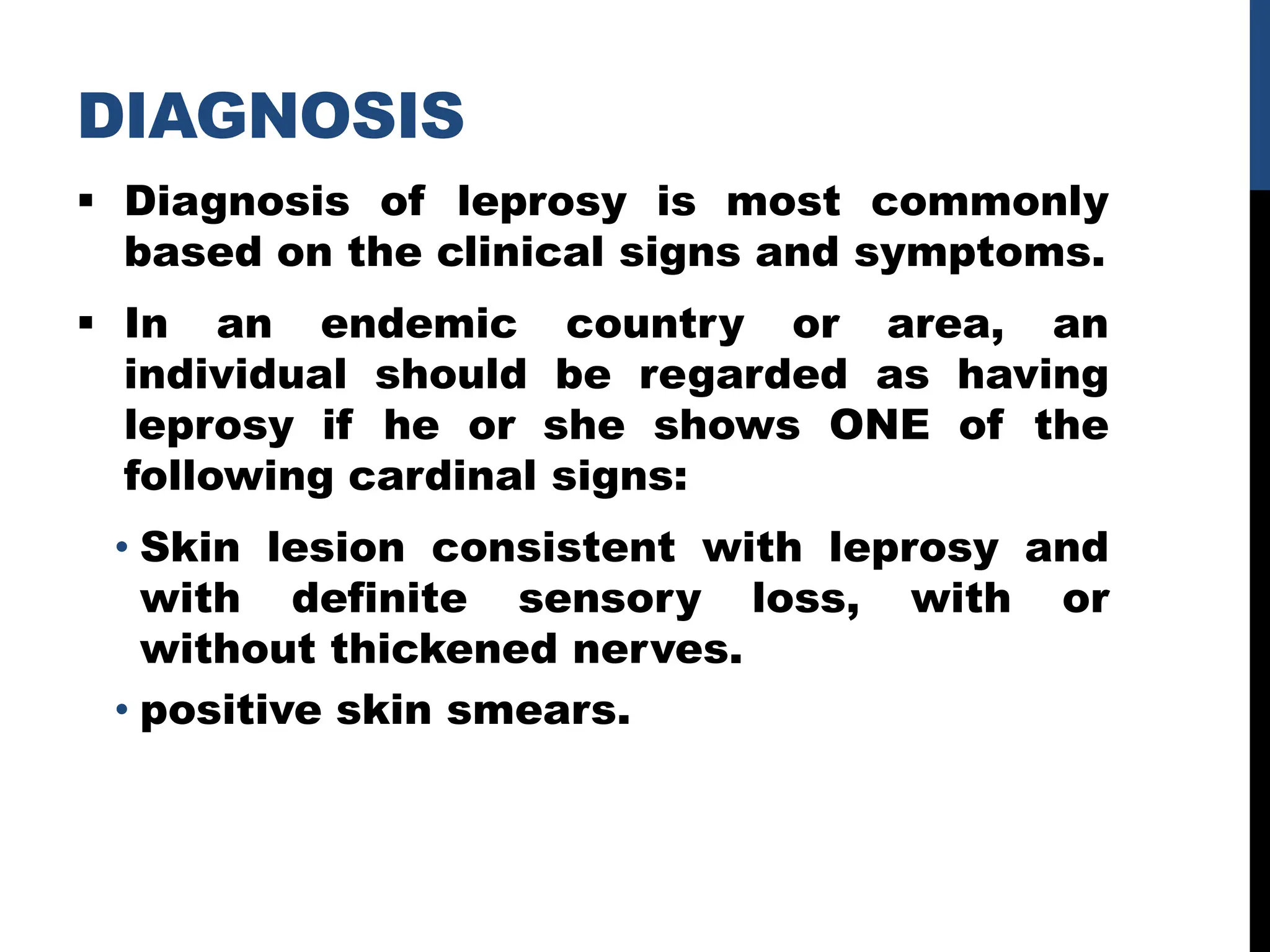 leprosy management of leprosy nursing students | PPTX