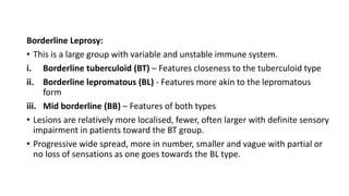 LEPROSY (Hansen disease) types, clinical features.pptx