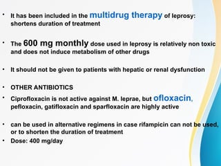 LEPROSY ppt for mbbs bds class chemotherapy | PPT