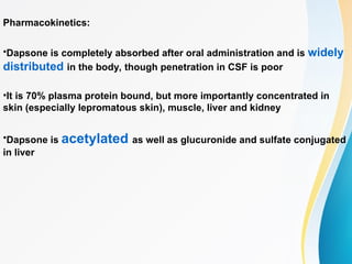 LEPROSY ppt for mbbs bds class chemotherapy | PPT