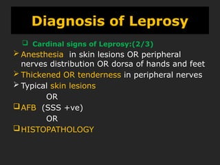 Leprosy, its types, causes, symptoms and treatment | PPTX