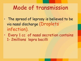 Leprosy and its immunology | PPTX