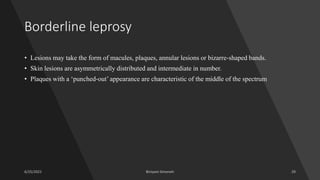 Leprosy (etiopathogenesis ,classification & clinical features) | PPTX ...