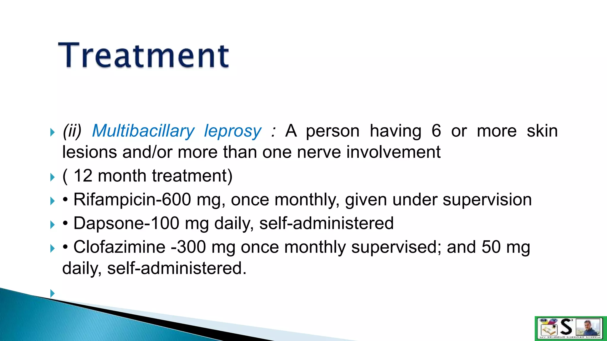 Leprosy in english | PPTX
