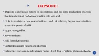 Pharmacotherapy & General Overview of Leprosy | PPTX
