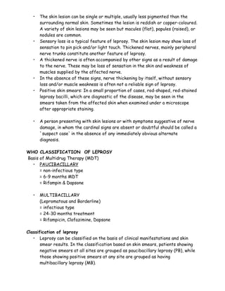 Leprosy | DOC