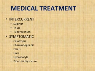 LEPROSY a homeopathic perspective | PPT