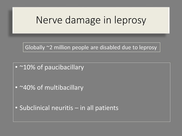 Management of leprosy neuropathy | PPTX | Brain and Nervous System ...
