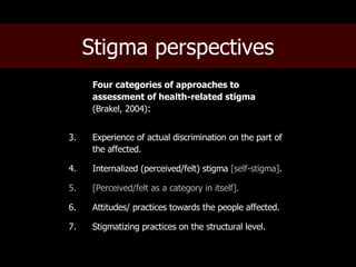 Leprosy Stigma Presentation | PPT