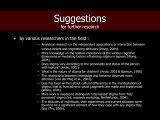 Leprosy Stigma Presentation | PPT