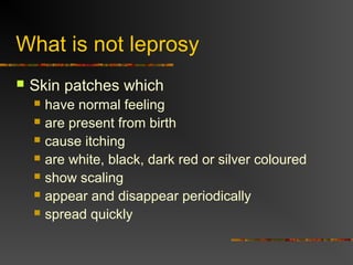 Leprosy training | PPT