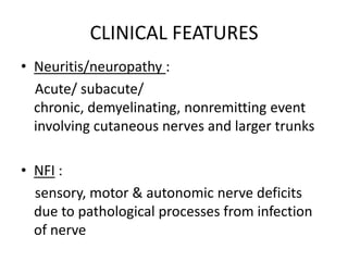 Leprous neuritis management by aseem | PPTX