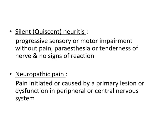 Leprous neuritis management by aseem | PPT