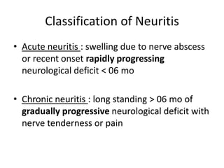 Leprous neuritis management by aseem | PPTX