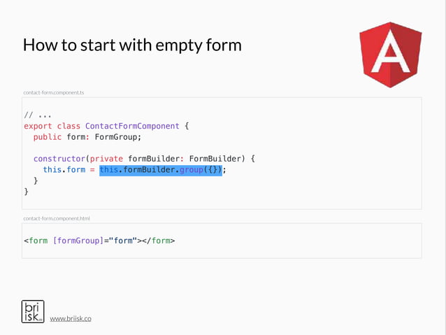Angular Reactive Forms vs React Redux Form | PPT