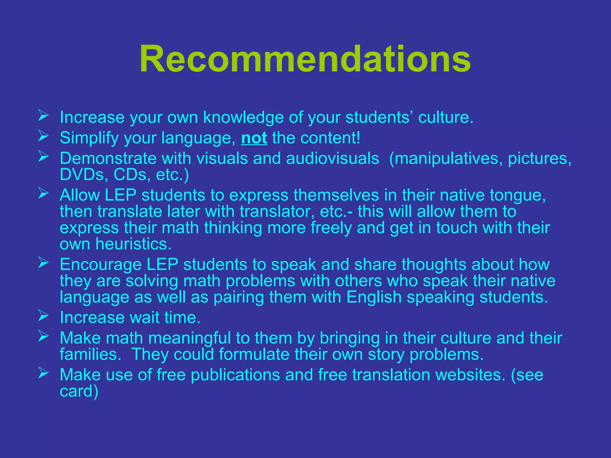 Lep students power point | PPT