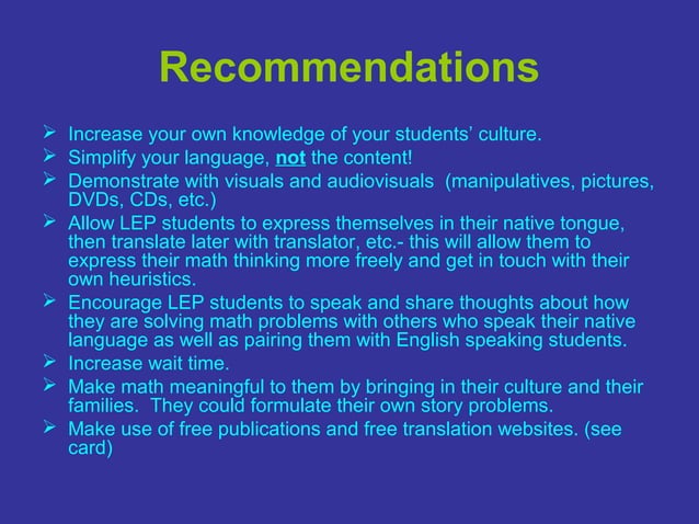 Lep students power point | PPT