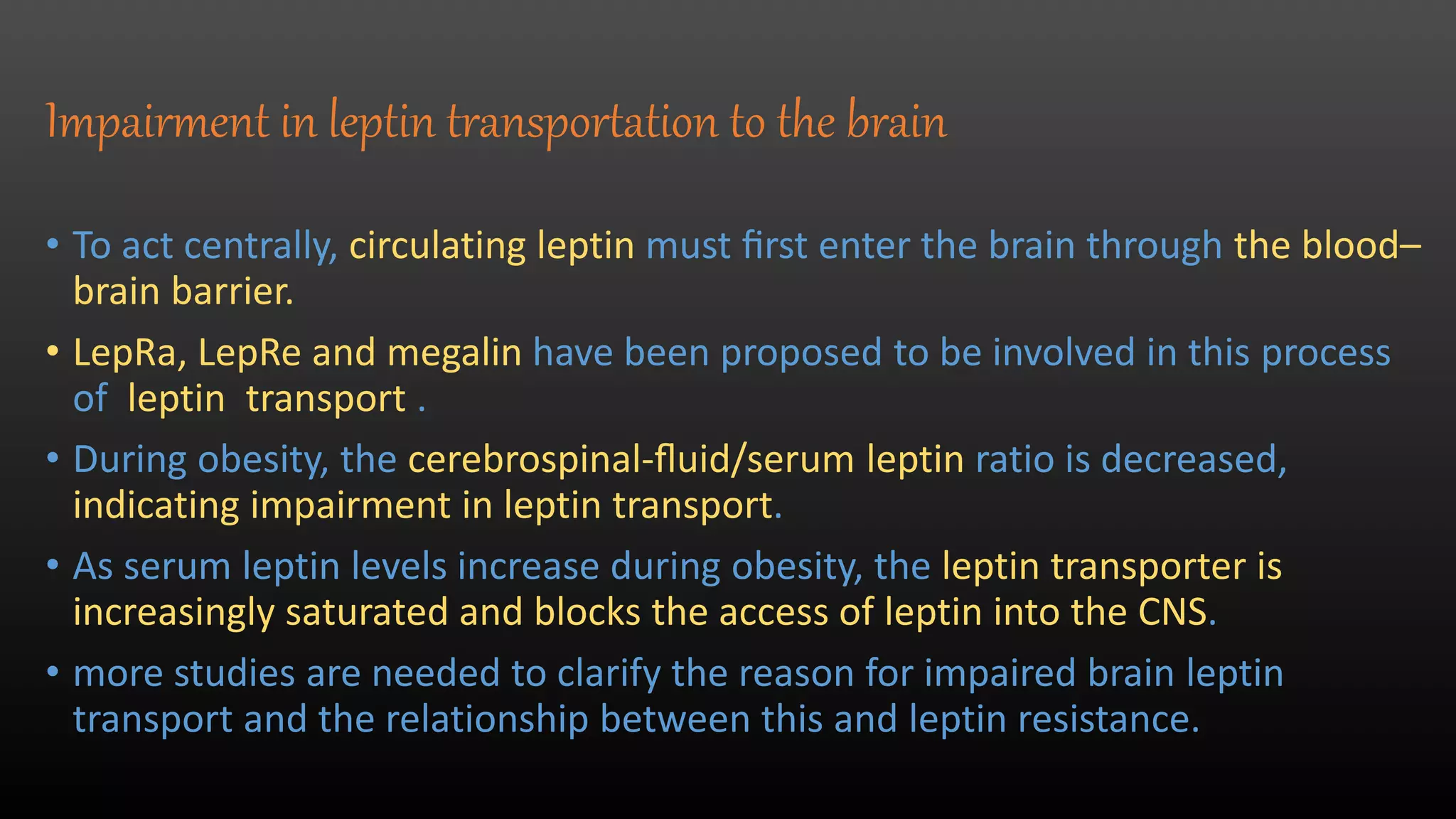 Leptin | PPTX