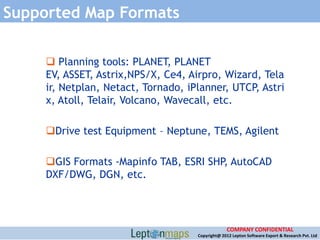Lepton Maps offerings | PPTX | Geography | Science