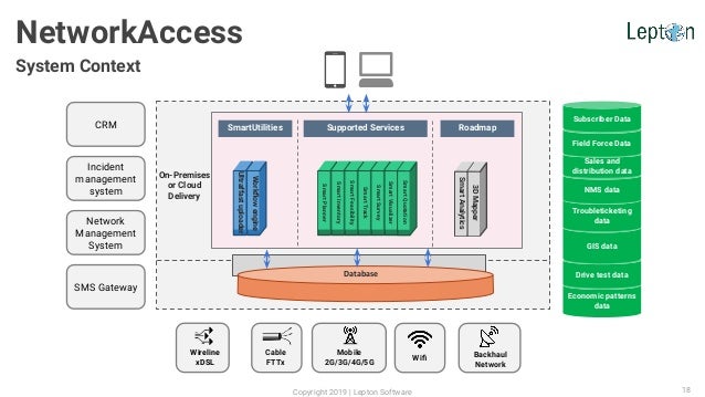 Lepton software network access