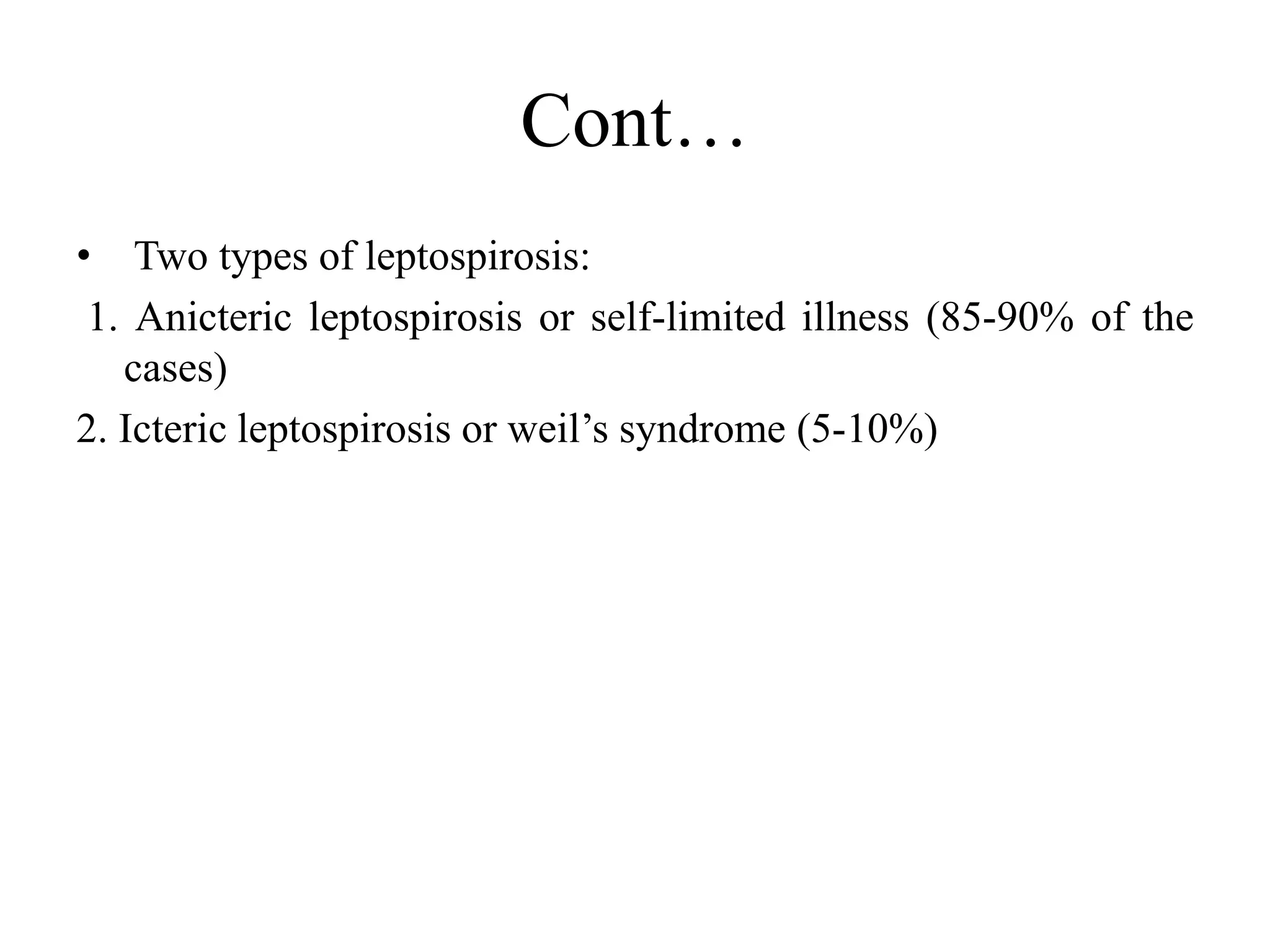 Leptospirosis | PPTX