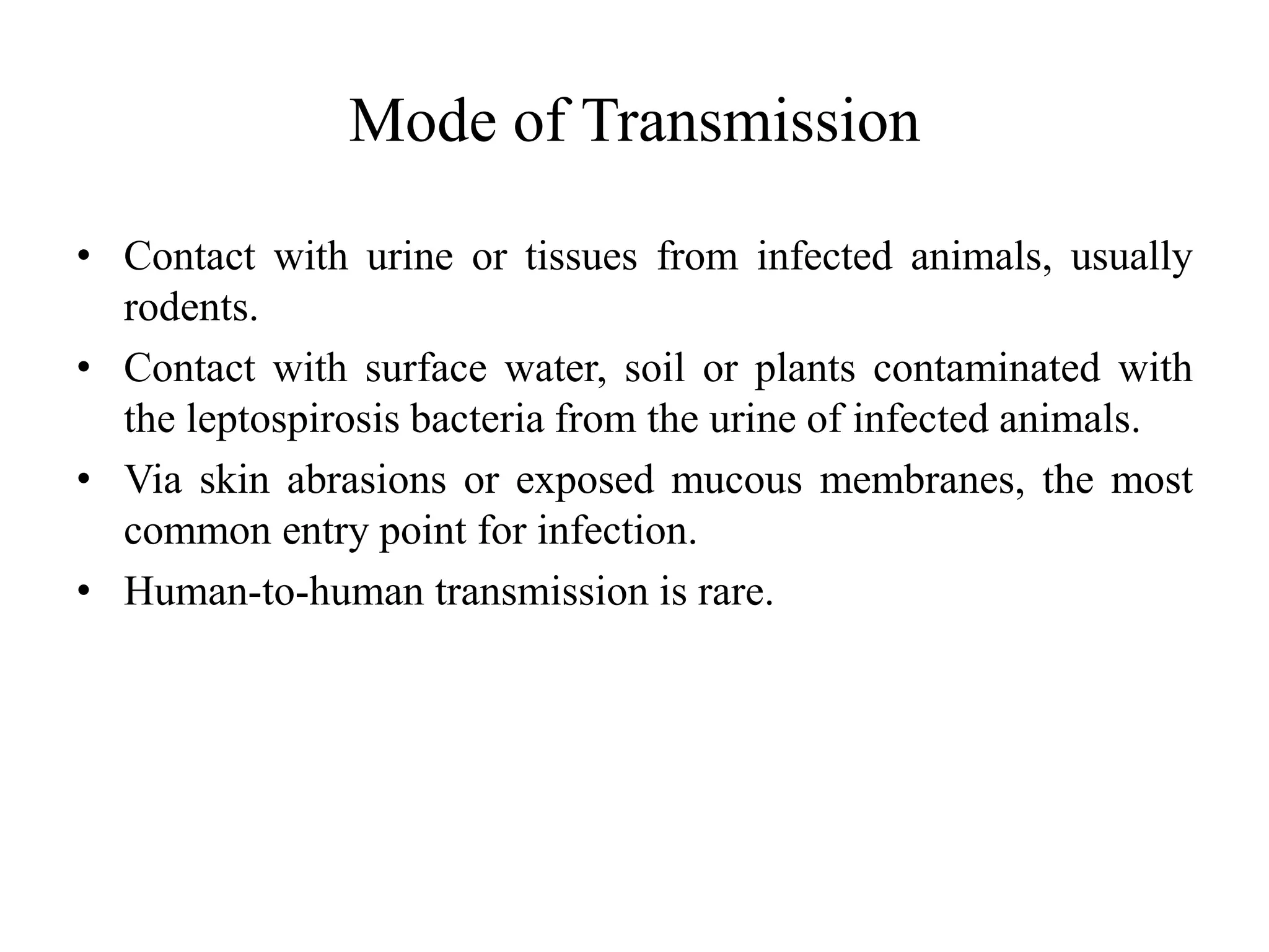 Leptospirosis | PPTX