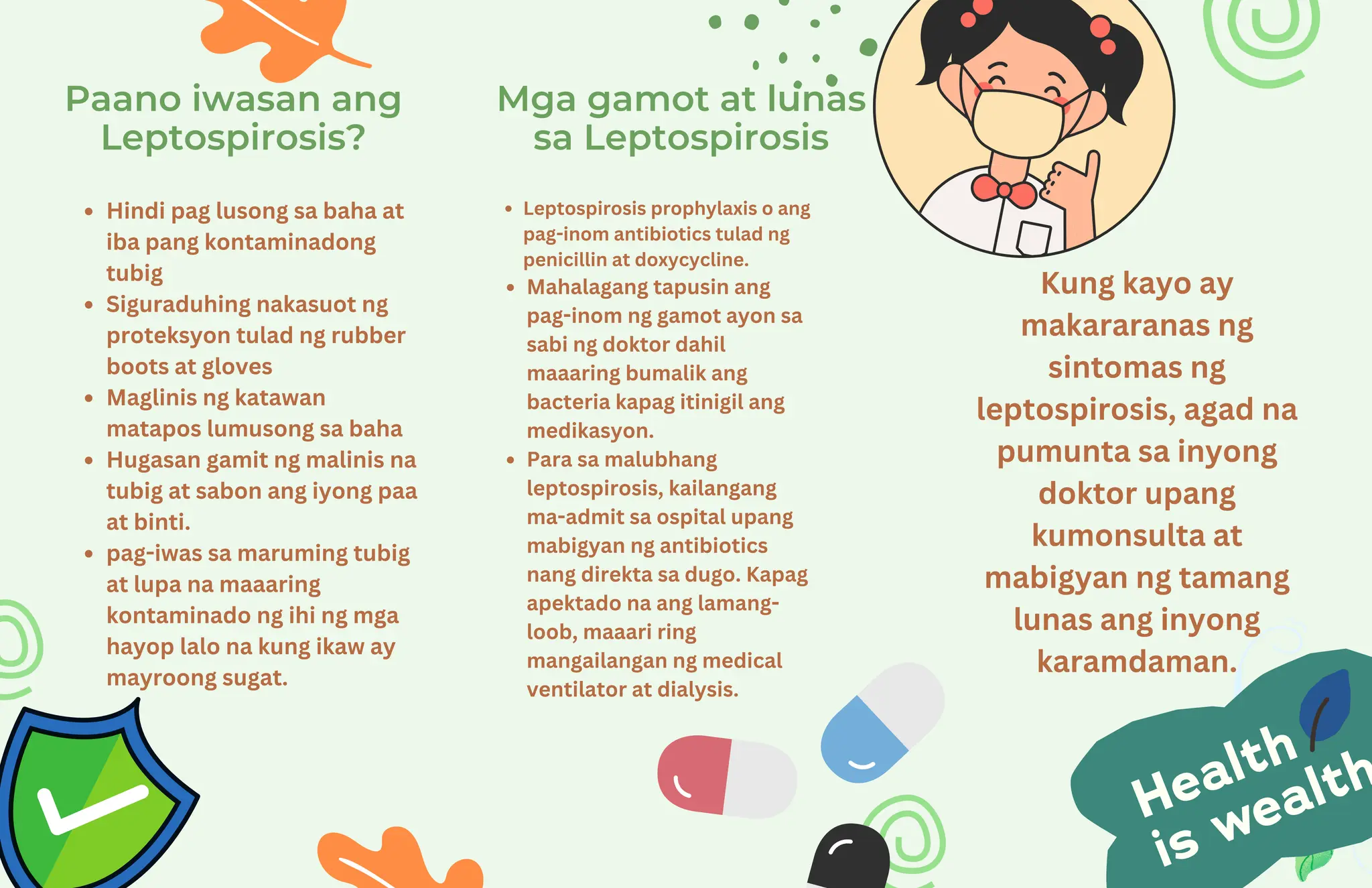 LEPTOSPIROSIS brochure n tagalog version | PDF