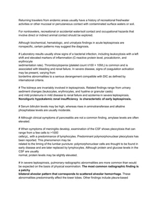 Leptospirosis - clinical manifestations and diagnosis.pdf