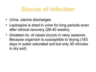 Leptospirosis in animals: Etiology to Control.ppt